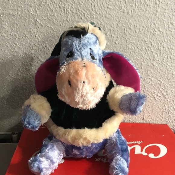 Disney | Toys | Disney Eeyore Plush With Blue And Cream Fur | Poshmark